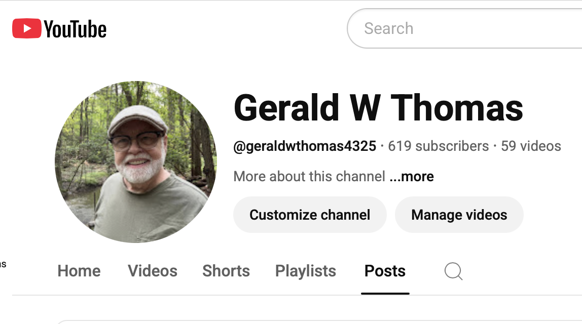 Brother Gerald’s YouTube Channel | Truther's Journal
